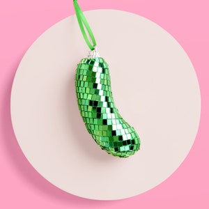 Xo, Fetti Green Disco Pickle Ornament - 1 Pc | Christmas Tree ...