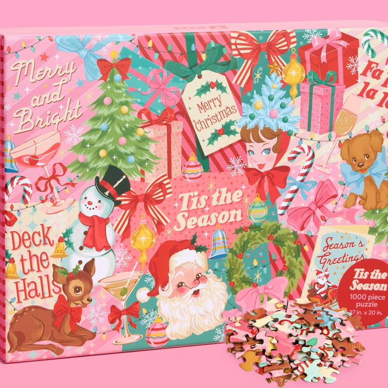 Vintage Christmas Jigsaw - Etsy
