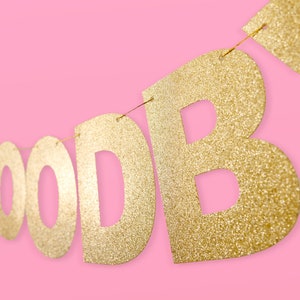 Xo, Fetti It's Not Goodbye It's See You Later Retirement Banner 6 Ft, Gold Glitter Retirement ...