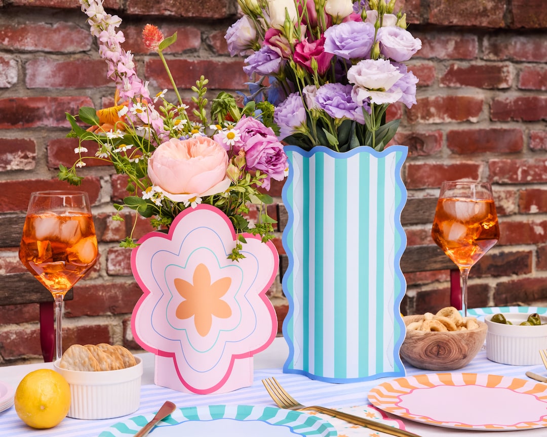 Xo, Fetti Pop-up Vase Covers - 2 Pack| Bachelorette Party Decorations ...