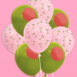 Xo, Fetti Dirty Martini Latex Balloons - 24 Pk, 12" | Olive Cocktail ...