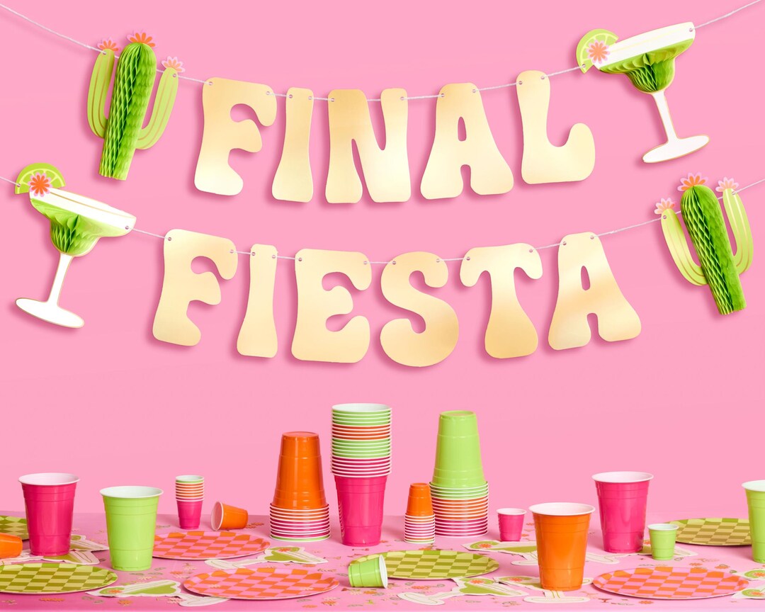 Xo, Fetti Final Fiesta 3D Pop up Banner - 6 Ft. | Margarita ...