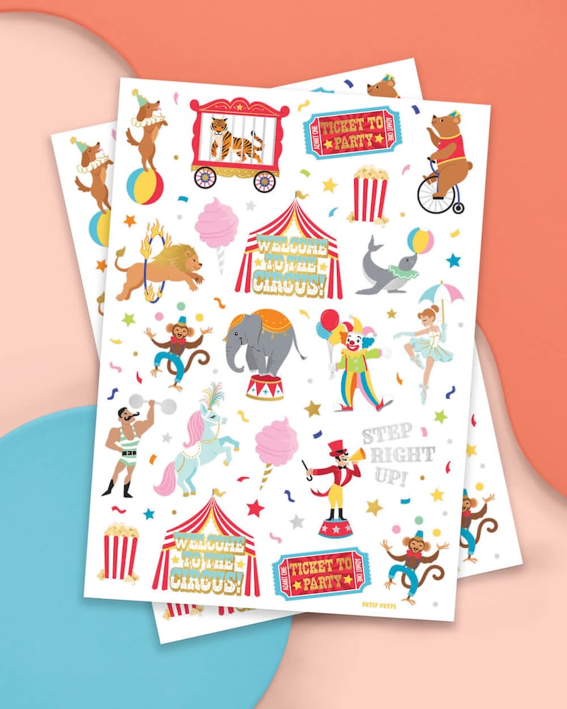 Xo, Fetti Circus Party Temporary Tattoos - 42 Gold + Silver Foil Styles ...