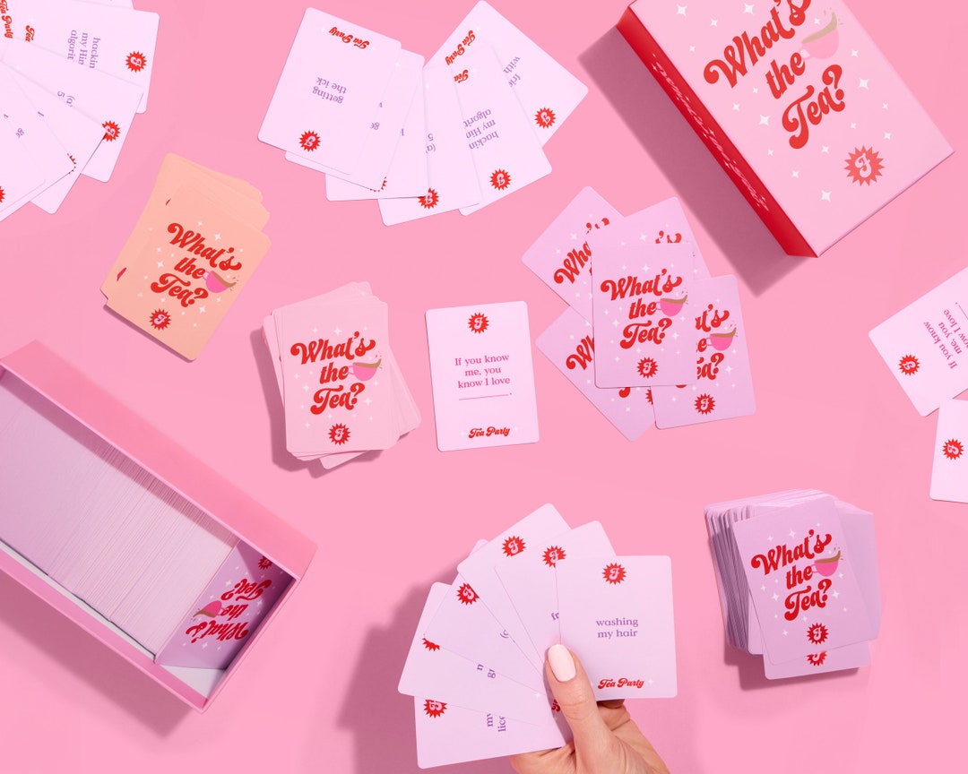 Xo, Fetti What's the Tea? Playing Card Game | Bachelorette Party ...