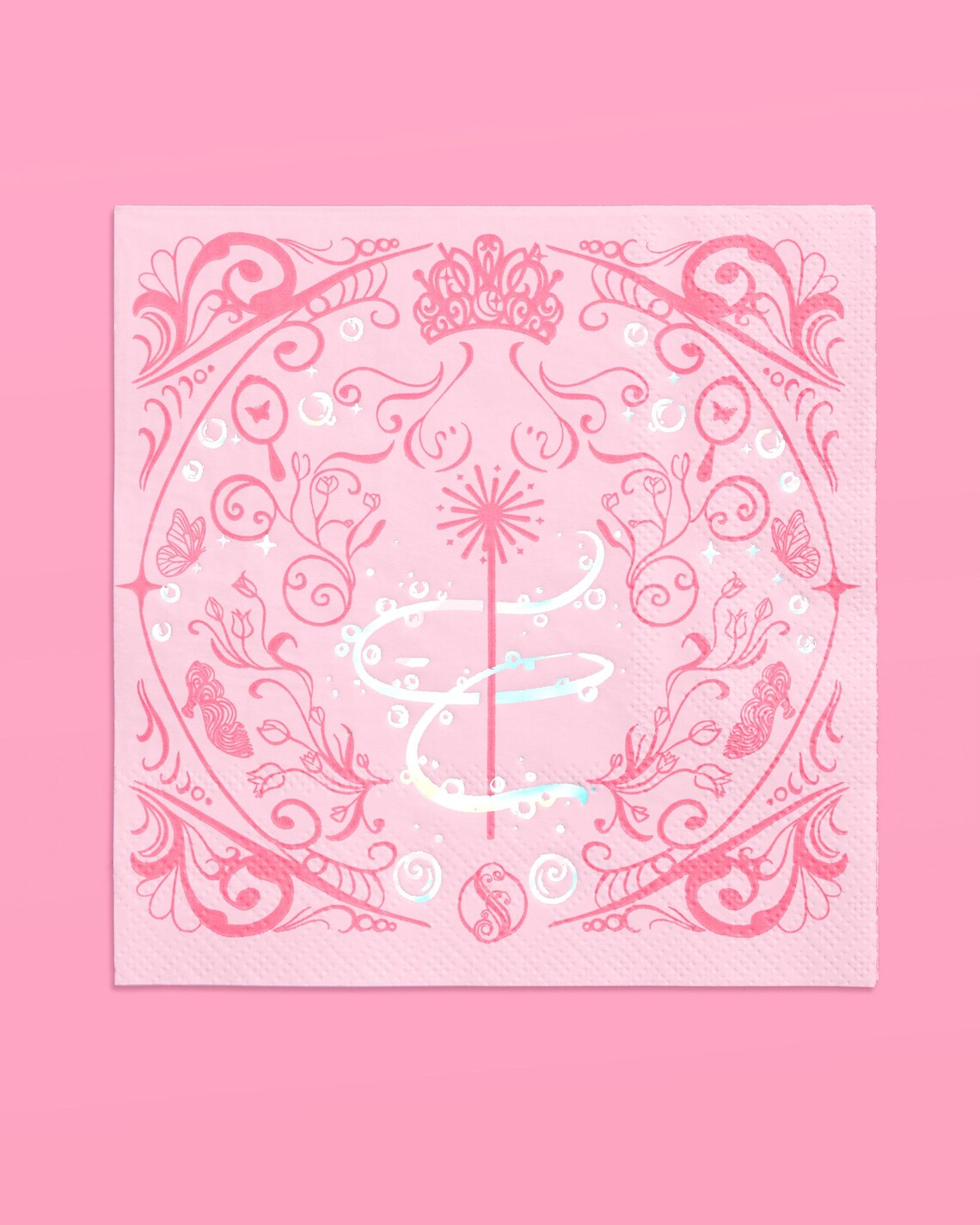 Xo, Fetti Pink + Green Wtich Paper Napkins | 3-ply, 24 Pcs | Wizard ...