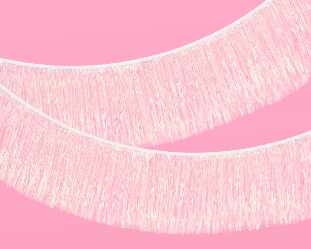 Xo, Fetti White Iridescent Fringe Banner - 5 Ft. | Bachelorette Party ...