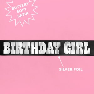 Xo, Fetti Black Birthday Girl Sash Western Bday Party Decorations ...