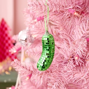 Xo, Fetti Green Disco Pickle Ornament - 1 Pc | Christmas Tree ...