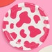 Xo, Fetti Pink Cow Print Paper Plates - 24 Pk, 9" | Bachelorette Party ...