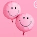 Pink Smile Balloons 2 Pc Birthday Party Decorations - Etsy