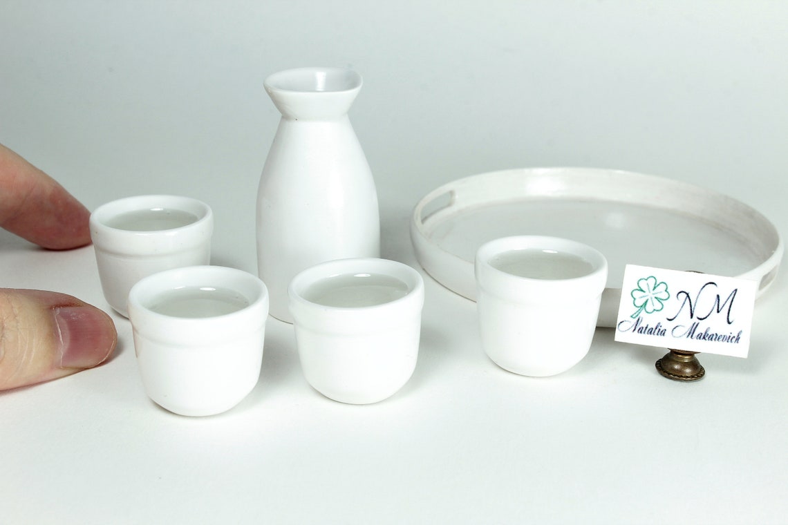 1/12-1/6-1/5-1/4-1/3 Scale-Miniature sake set dolls-Toy | Etsy