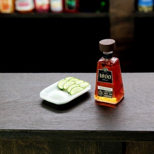 Realistic Miniature Tequila Bottle in Various Scales for Popular Dolls ...