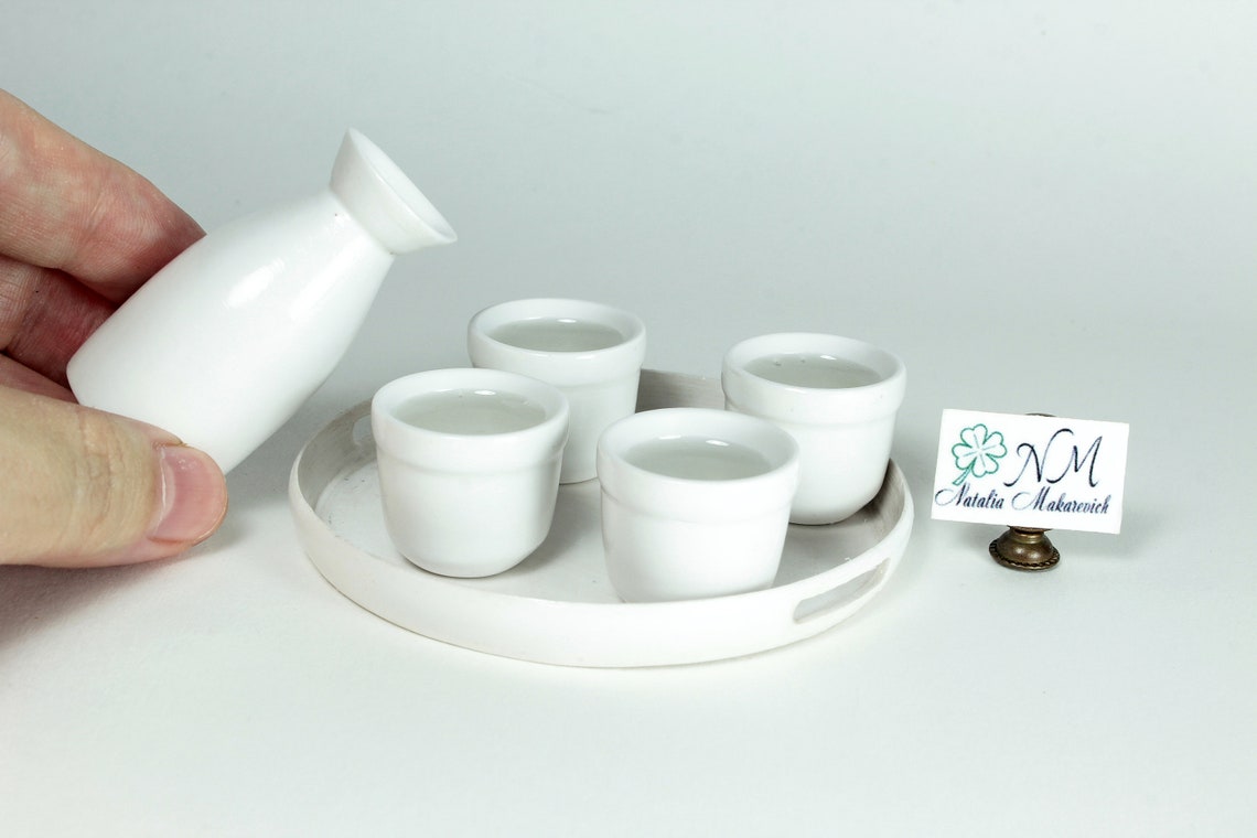 1/12-1/6-1/5-1/4-1/3 Scale-Miniature sake set dolls-Toy | Etsy