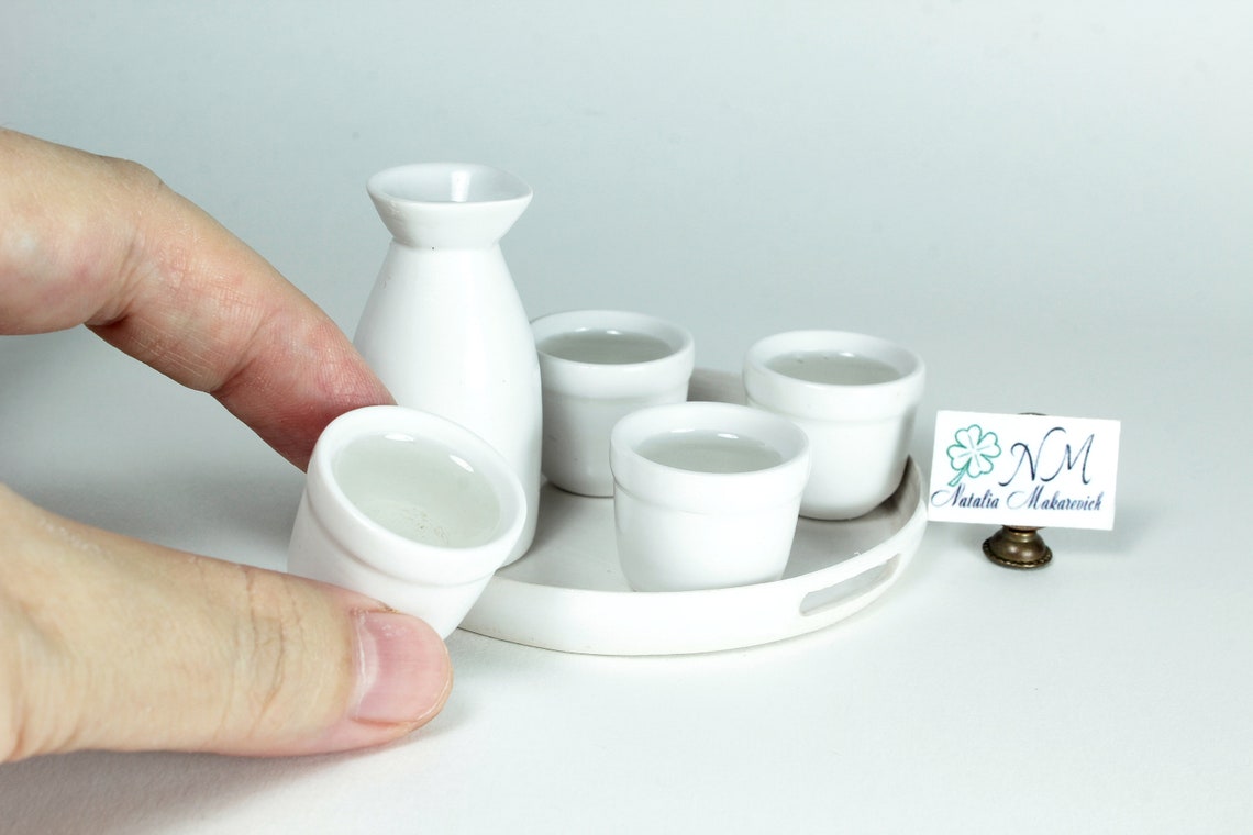 1/12-1/6-1/5-1/4-1/3 Scale-Miniature sake set dolls-Toy | Etsy
