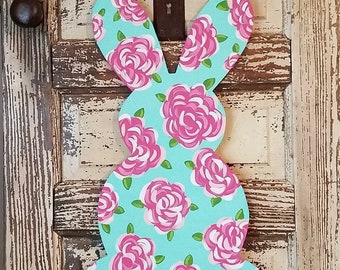 Bunny door hanger | Etsy