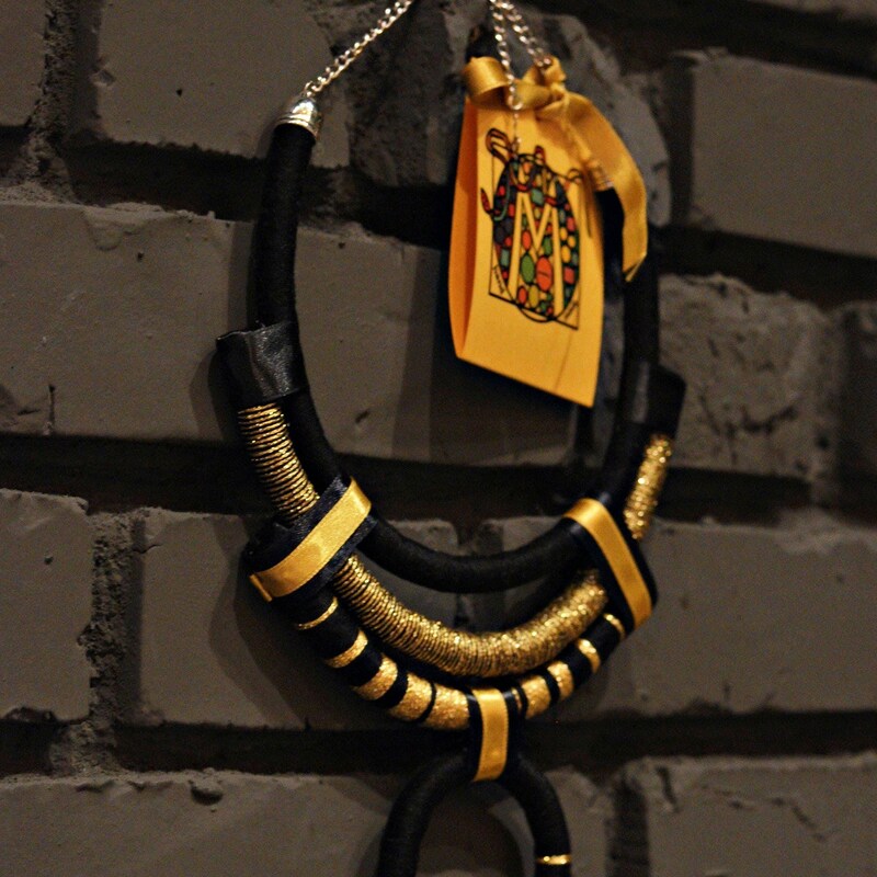 African Rope Necklace - Etsy