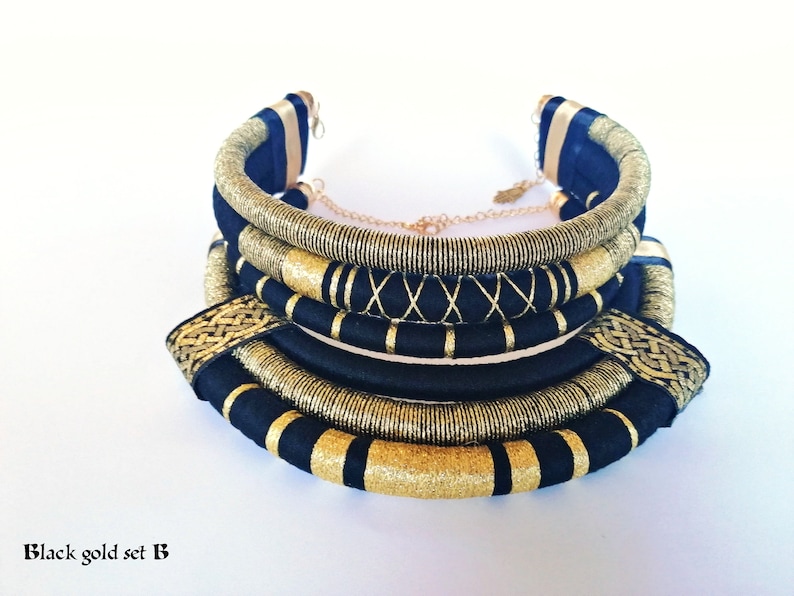 African Choker Necklace African Jewelry Ethnic Jewelry Rope - Etsy