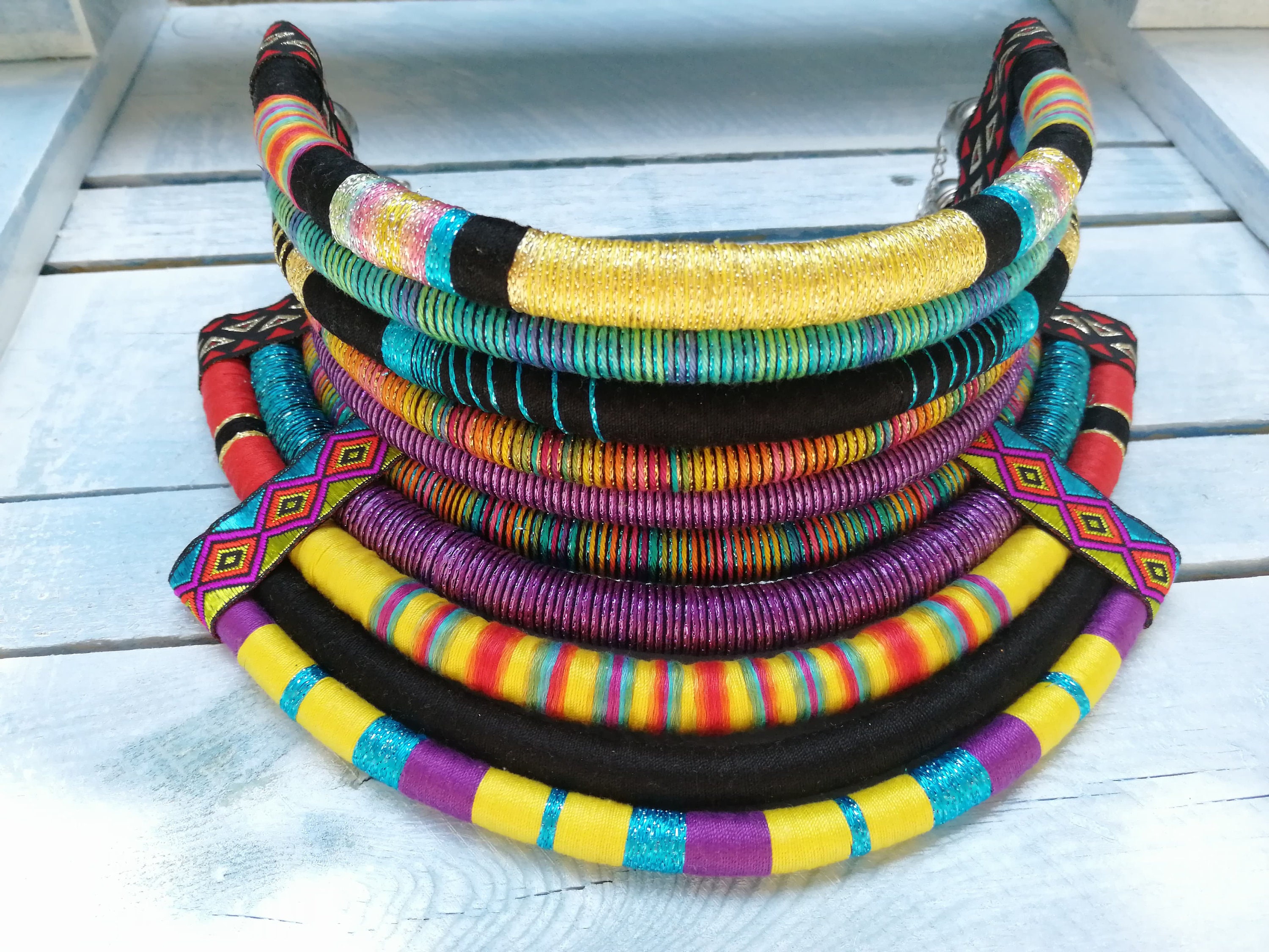 African Jewelry Set Necklace on Sale Statement Necklace - Etsy