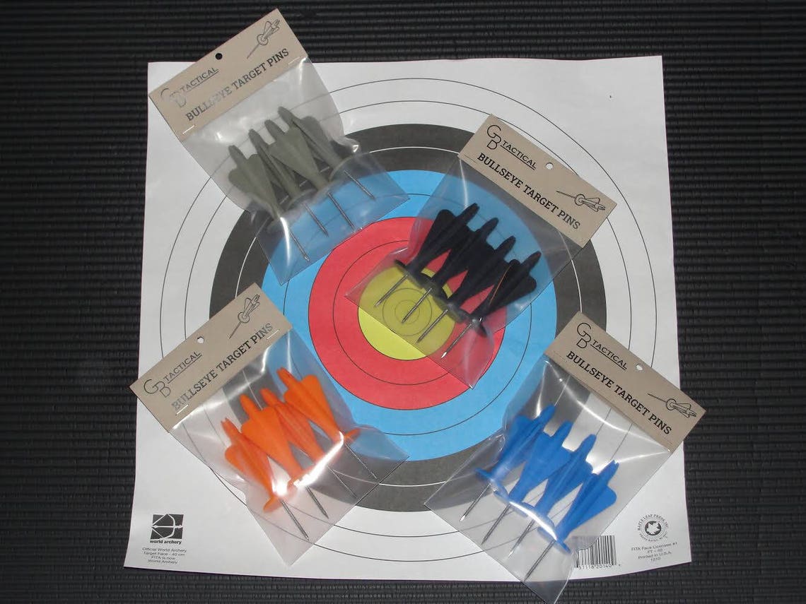 Bullseye Target Pins Archery Target Pins - Etsy