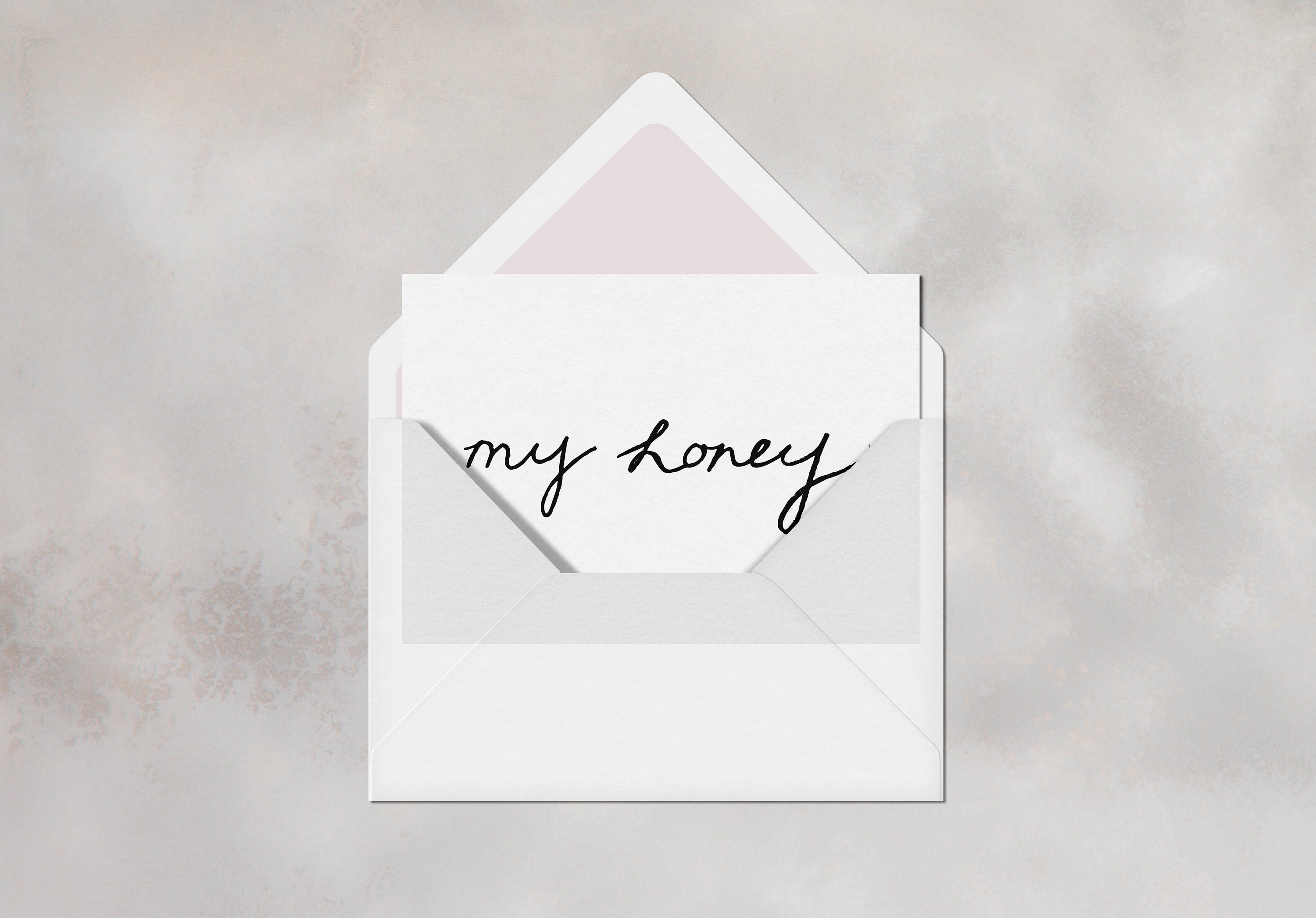 My Honey Card Printable Greetings Card Romantic Card - Etsy