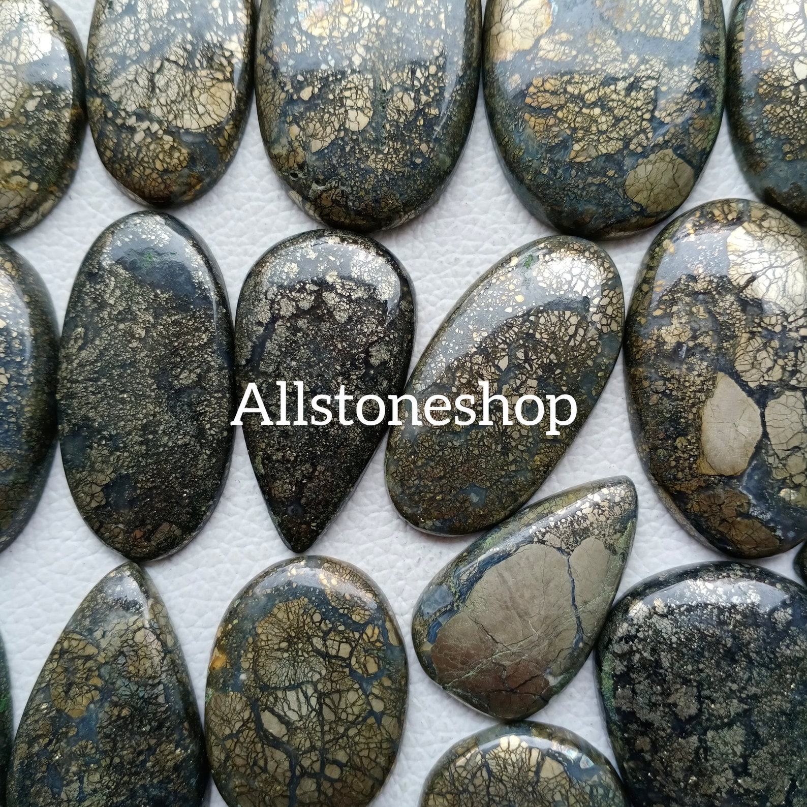 Marcasite Cab, Loose Marcasite, Marcasite Stone, Gemstone Lot ...