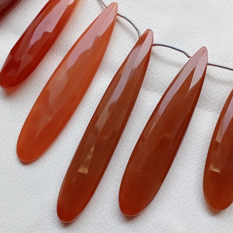 Red Onyx - Briolette - Checker Cut Onyx - Onyx Gemstone - Red Onyx ...