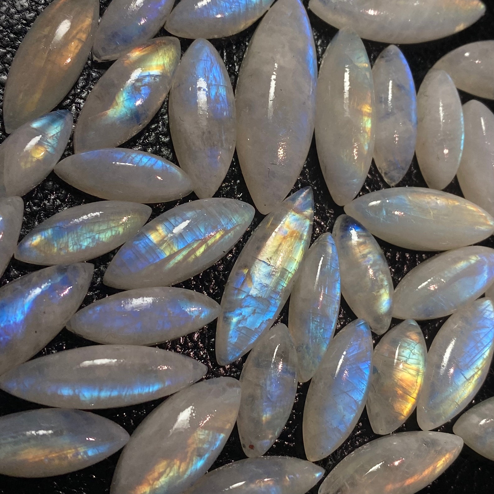 Rainbow Lot Rainbow Moonstone Natural Moonstone Moonstone - Etsy