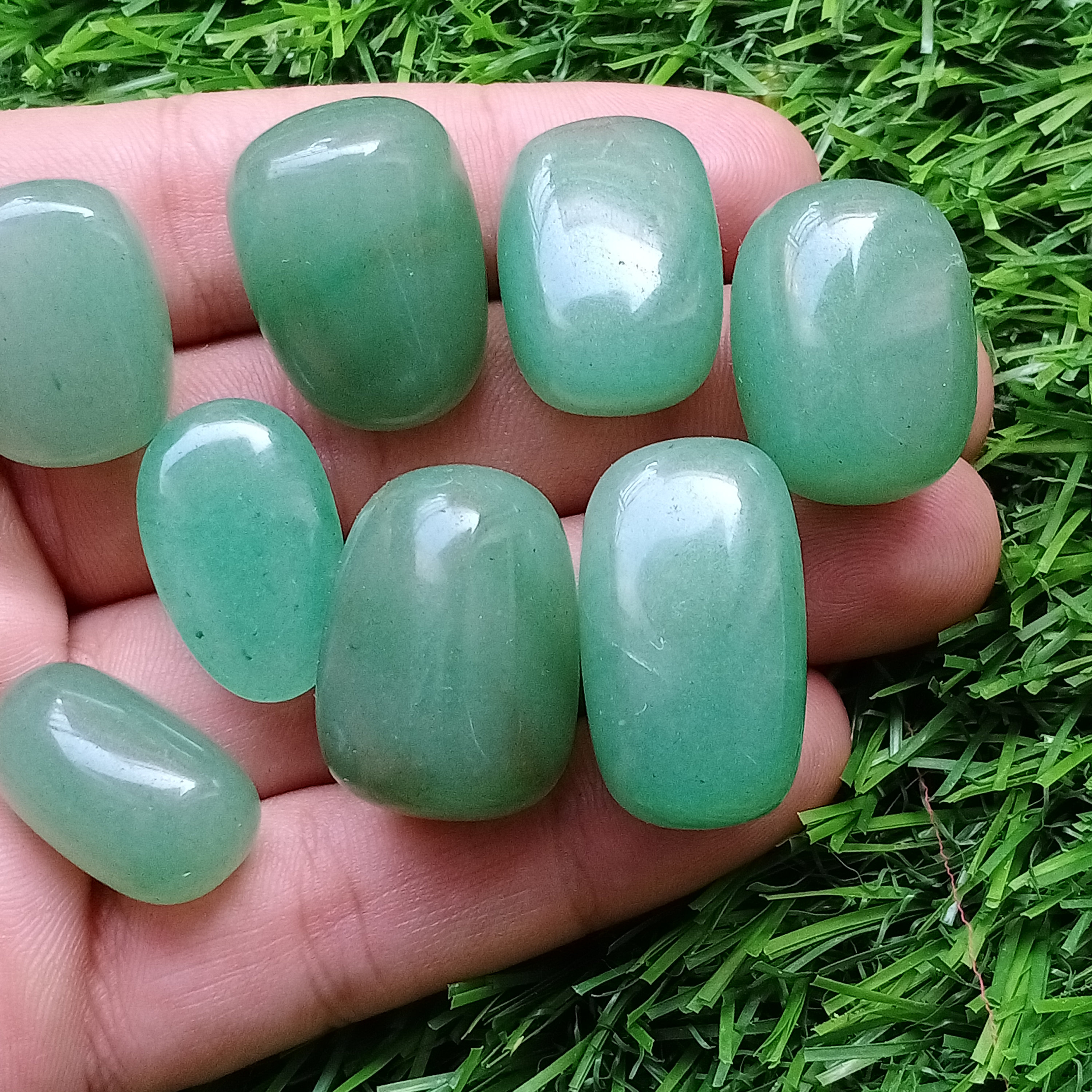 Nephrite Jade Green Jade Nephrite Jade Tumbled Tumble Gemstone