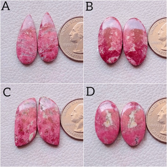 Thulite Crystal Thulite Gemstone Thulite Cabochon - Etsy