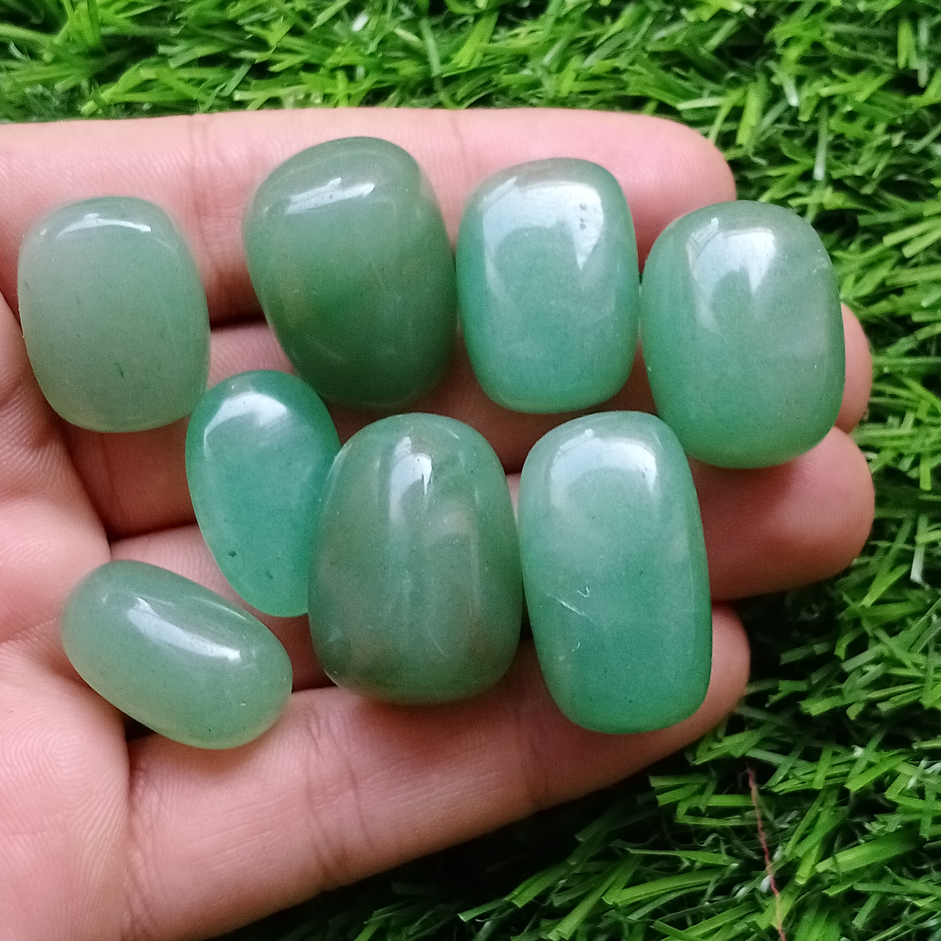 Nephrite Jade Green Jade Nephrite Jade Tumbled Tumble Gemstone