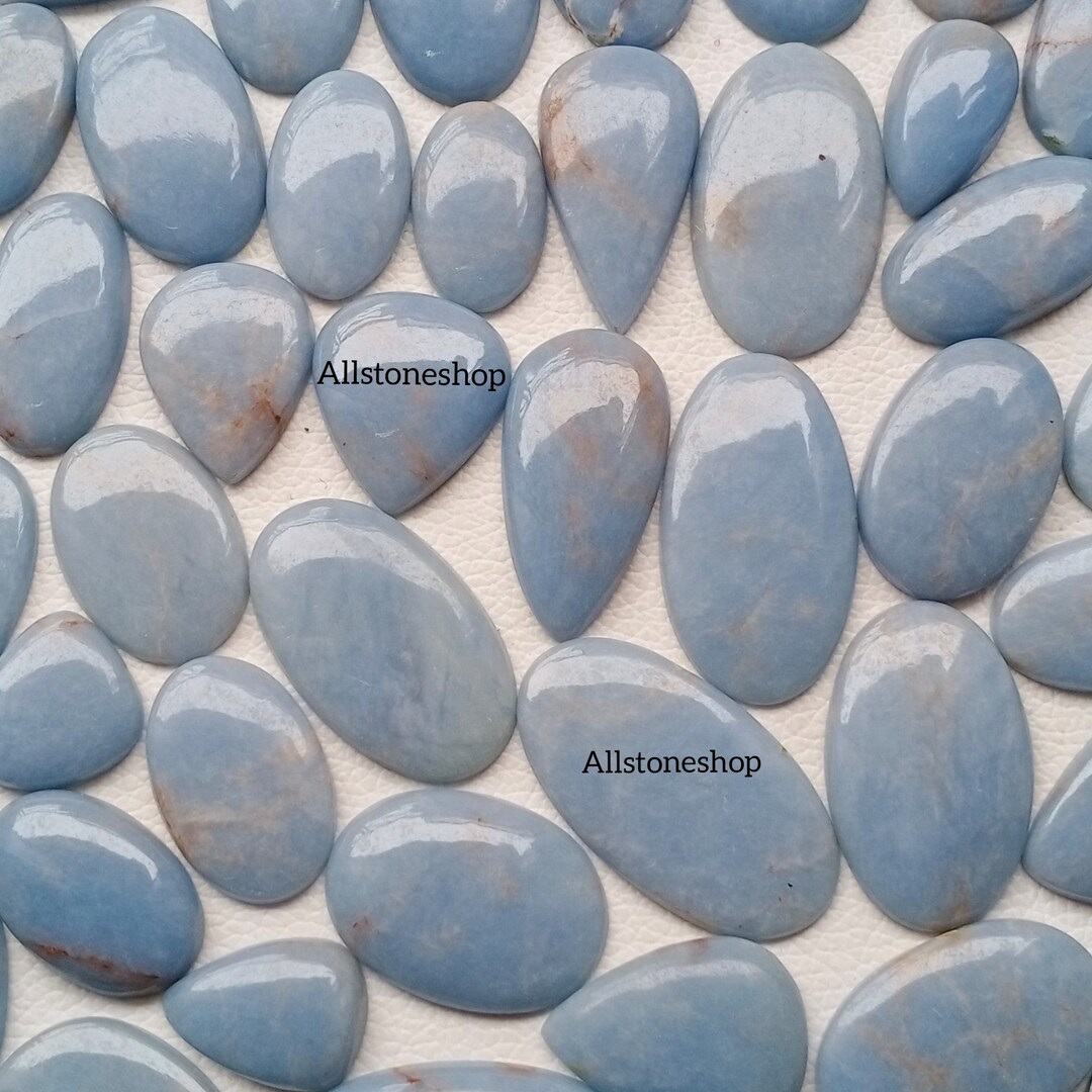 Angelite - Angelite Lot - Angelite Gemstone - Natural Gemstone ...