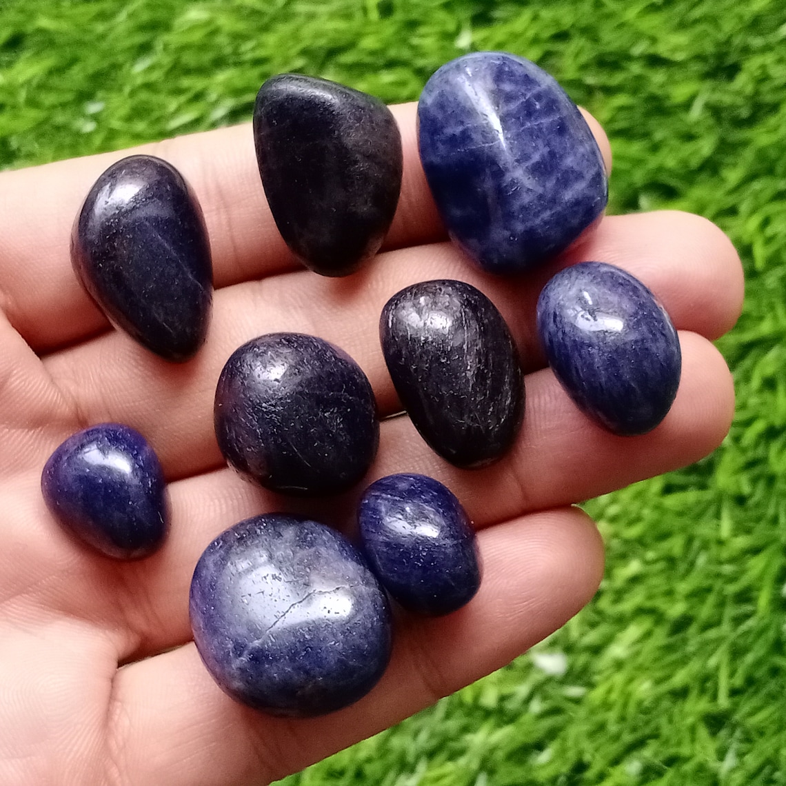 Iolite Tumble - Iolite Cordierite Stone - Tumbled Stones and Crystals ...