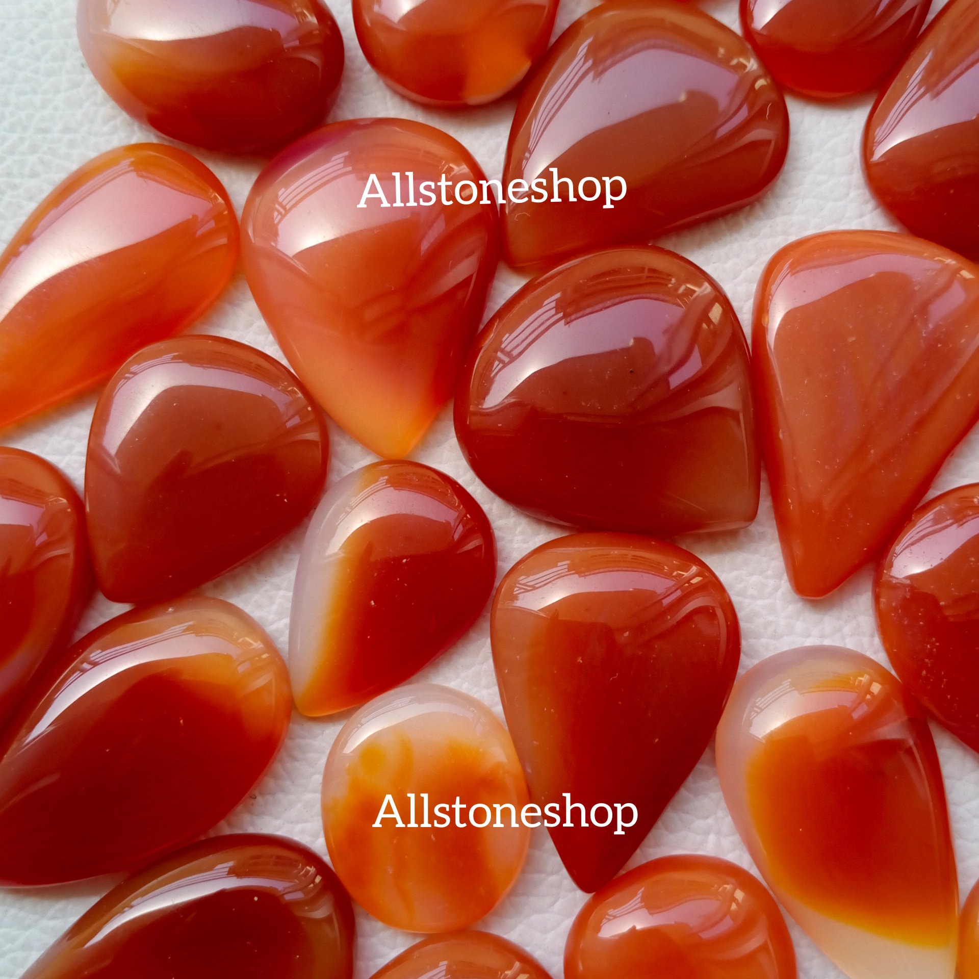 Roter Onyx Stein Roter Onyx Edelstein Cabochon Lose Onyx - Etsy