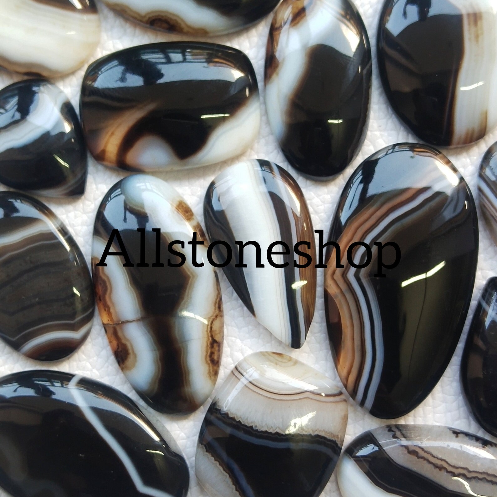 Banded Onyx Stone Lot, Natural Geode for Jewelry Making - Etsy