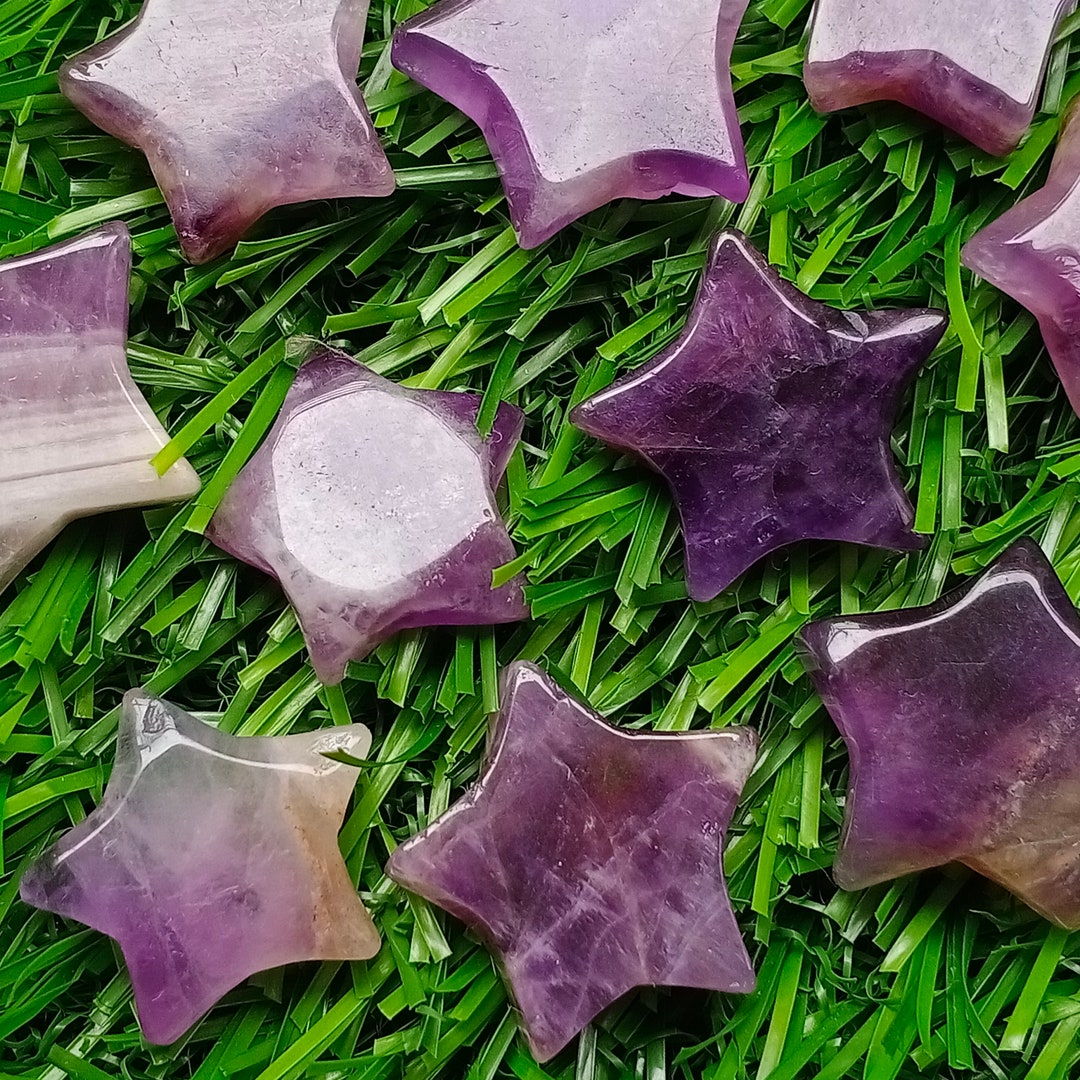Amethyst Star, Amethyst Stone, Star Shape, Amethyst Gemstone, Star ...