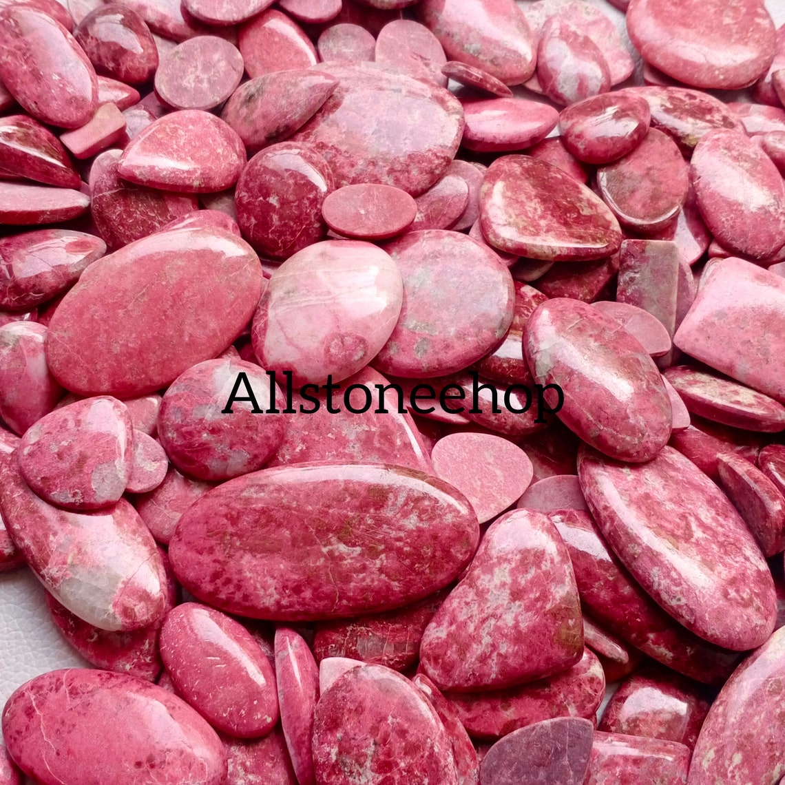 Thulite Thulite Lot Wholesale Lot Thulite Stone | Etsy