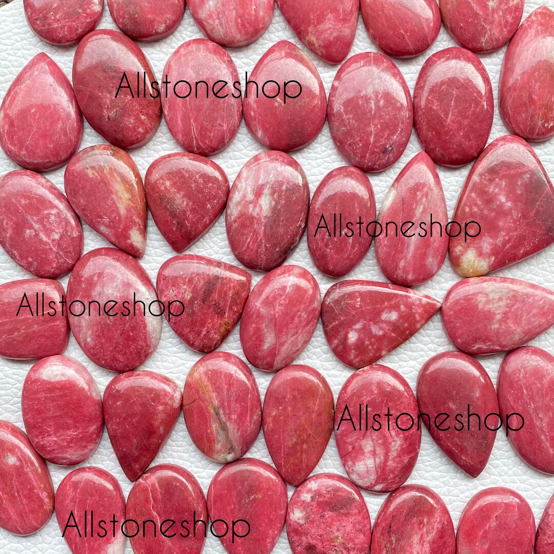 Thulite - Thulite Stone - AAA Thulite - Thulite Gemstone - Thulite Jewelry - Birthstone ...