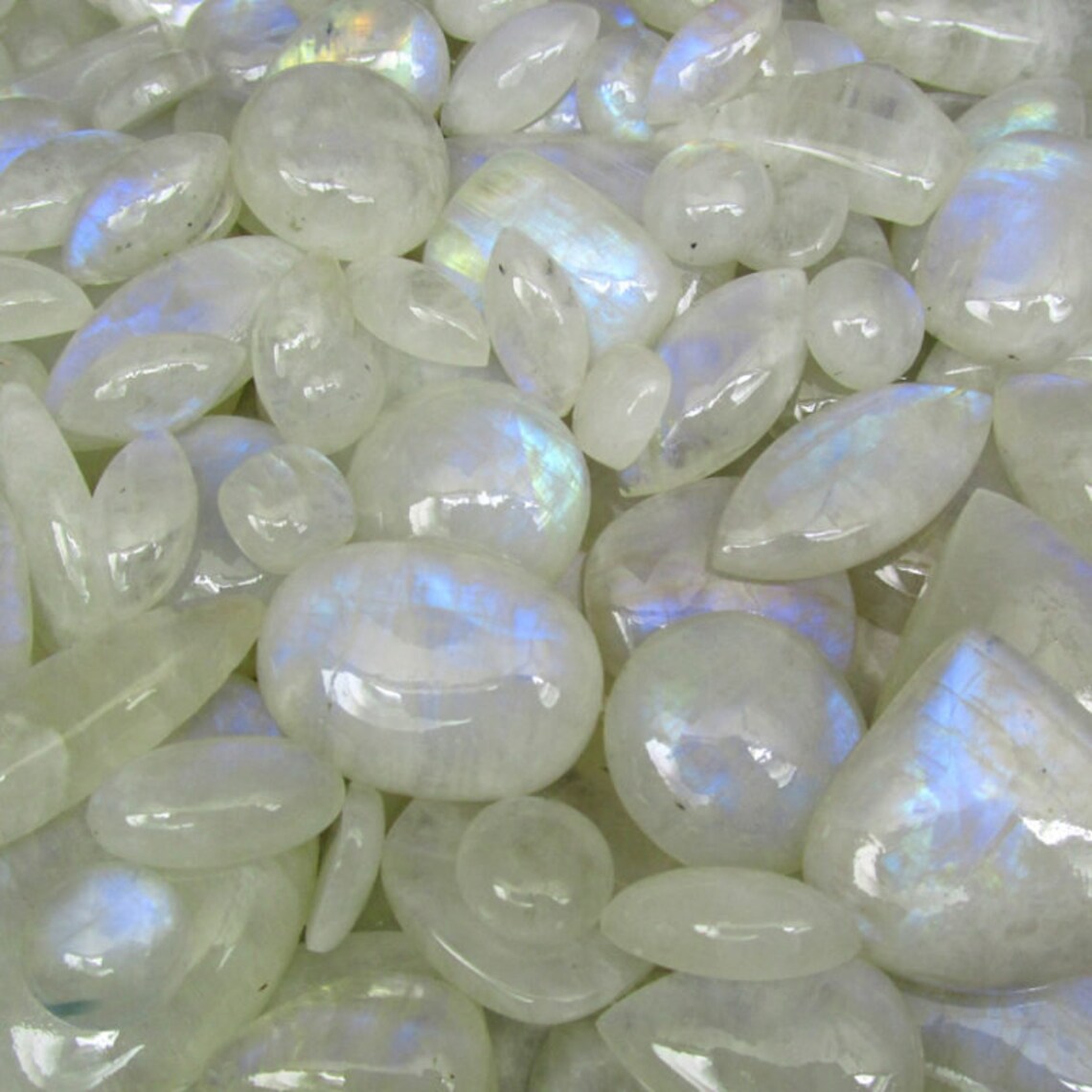 Rainbow Lot Rainbow Moonstone Natural Moonstone Moonstone | Etsy
