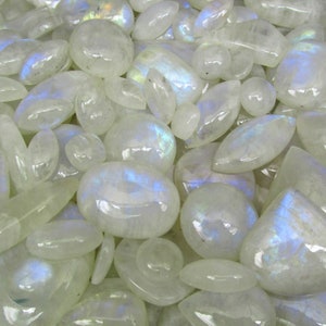Rainbow Lot Rainbow Moonstone Natural Moonstone Moonstone | Etsy