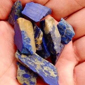Lapis Slice, Natural Lapis, Lapis Lazuli, Lapis Rough, AAA Lapis, Loose ...