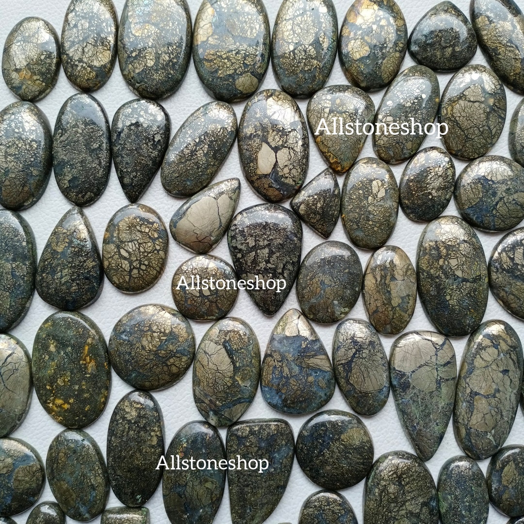 Marcasite Cab, Loose Marcasite, Marcasite Stone, Gemstone Lot ...