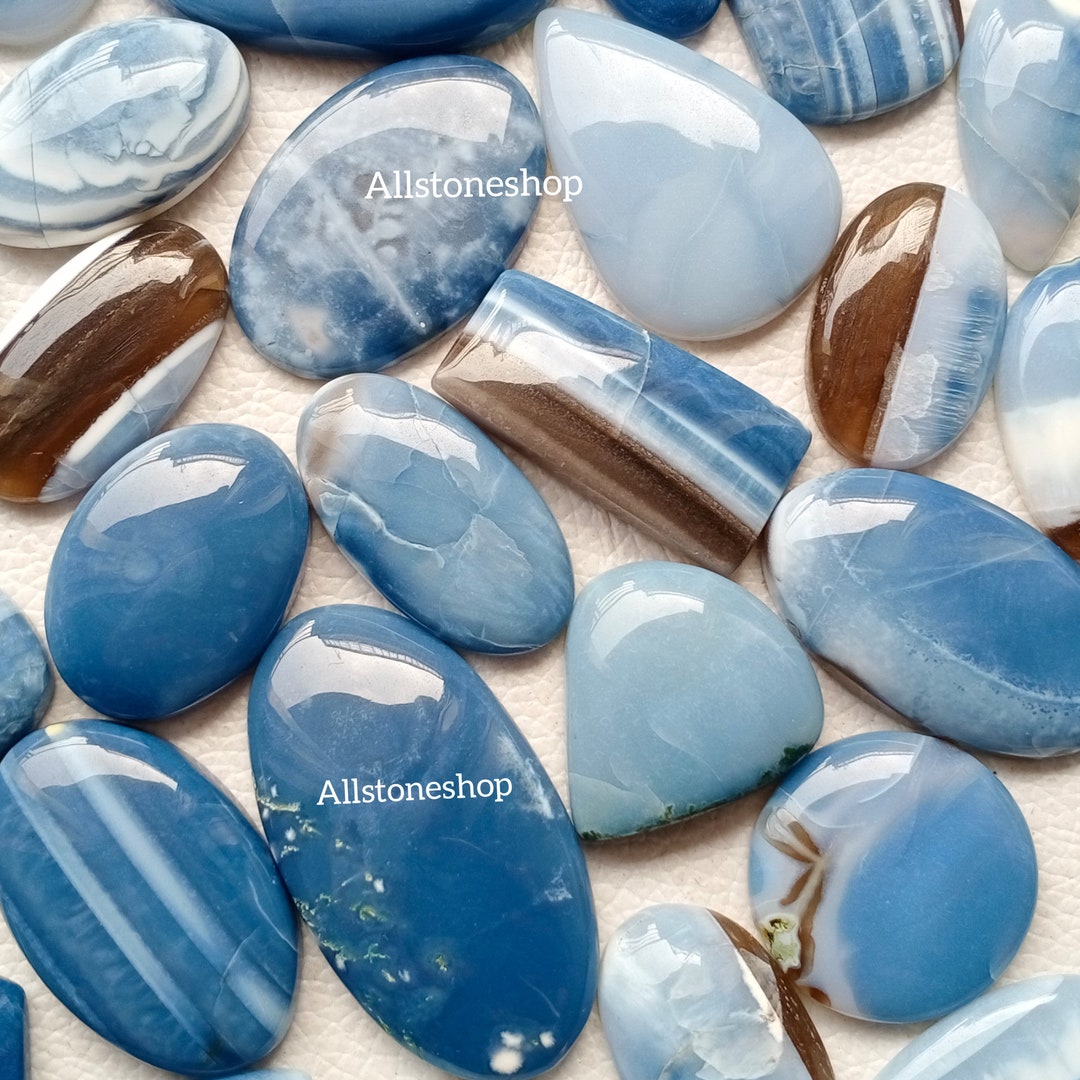 Blue Opal - Owhyee Opal - Blue Opal Stone - Natural Blue Opal ...