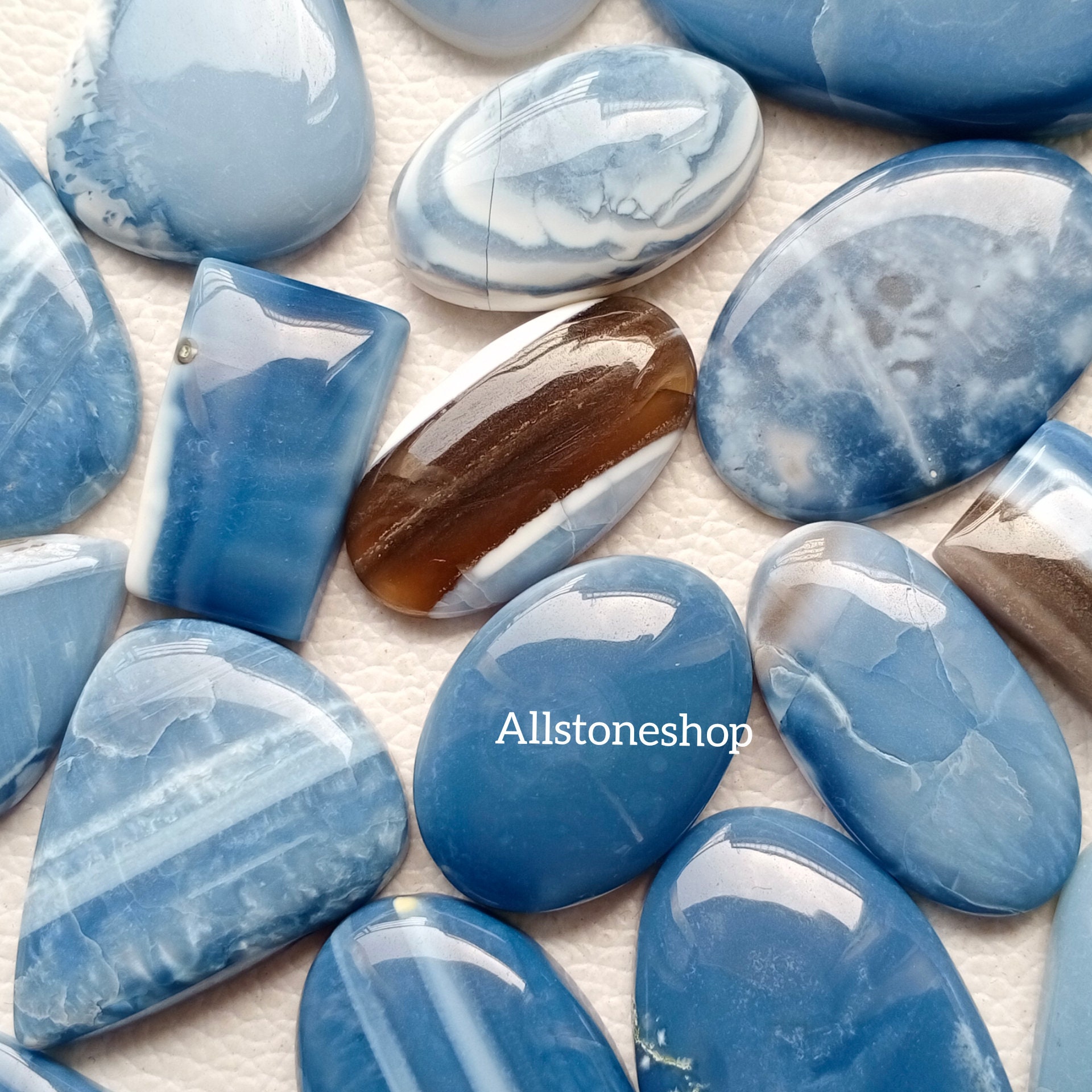 Blue Opal Owhyee Opal Blue Opal Stone Natural Blue Opal | Etsy