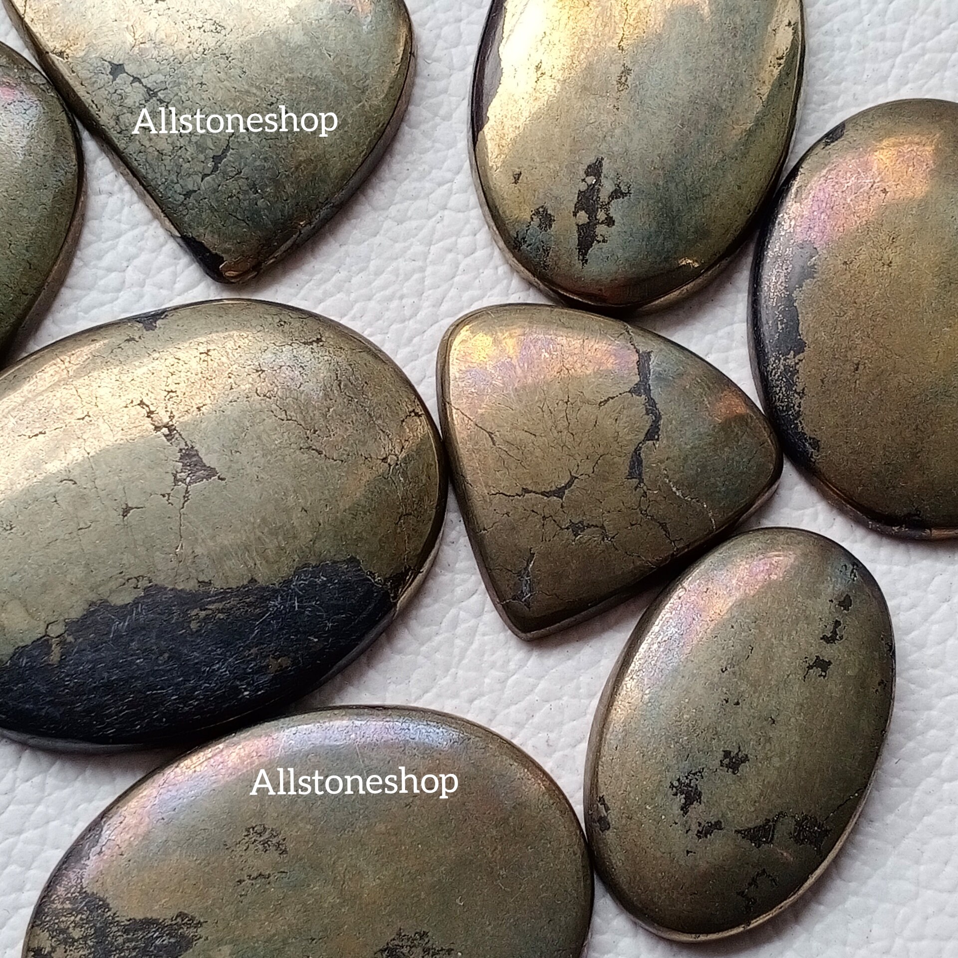 Pyrite Pyrite Cabochons Pache Gold Natural Pyrite Pyrite - Etsy