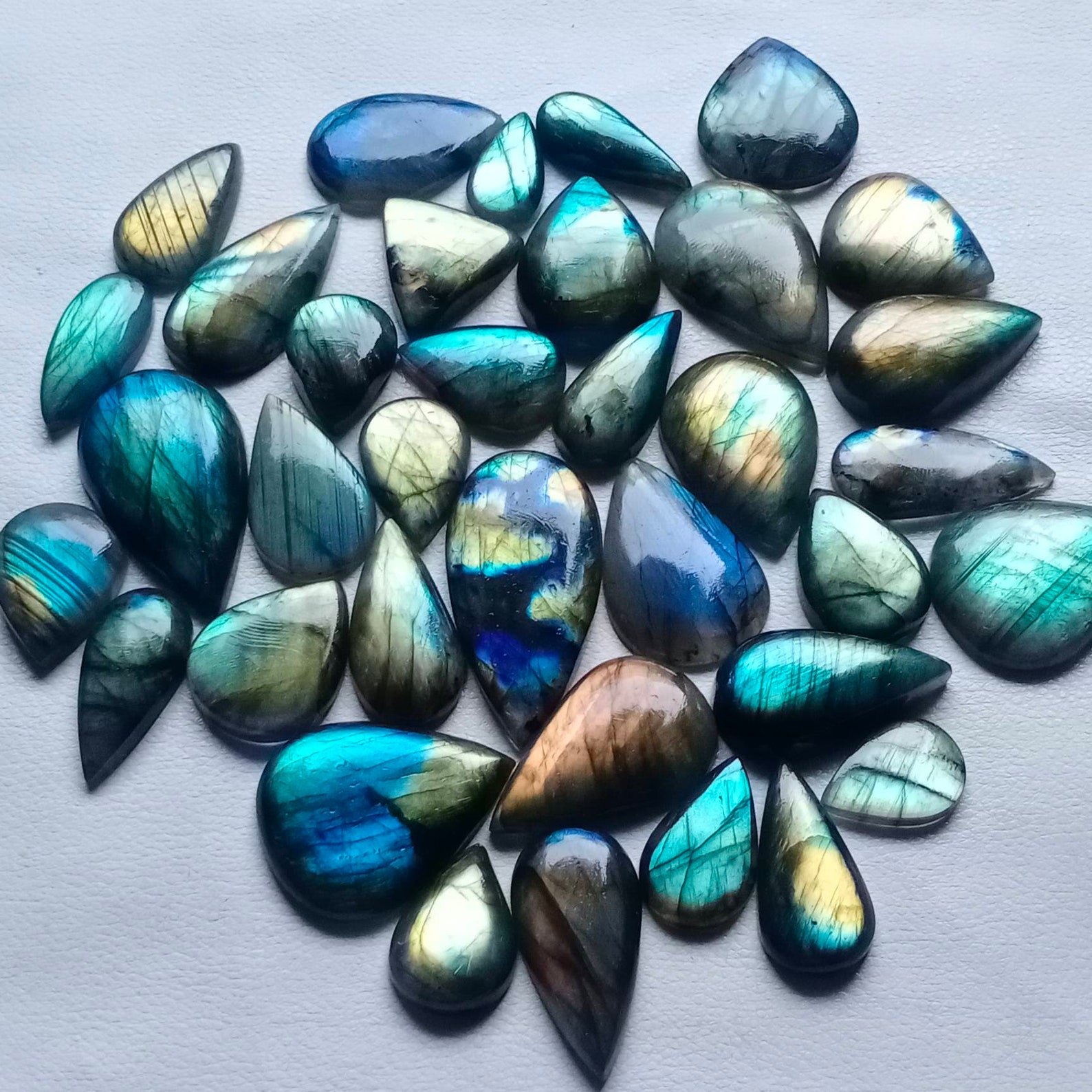 Genuine Labradorite : Teardrop Shape Labradorite Gemstone for - Etsy