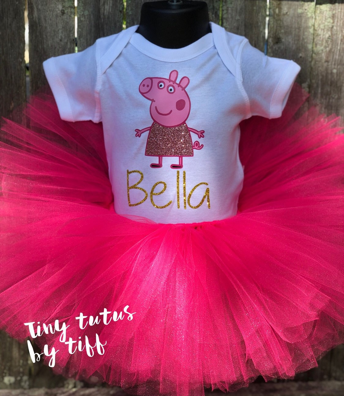 Peppa Pig Tutu Outfit....birthday Outfit...peppa Pig Birthday Outfit ...