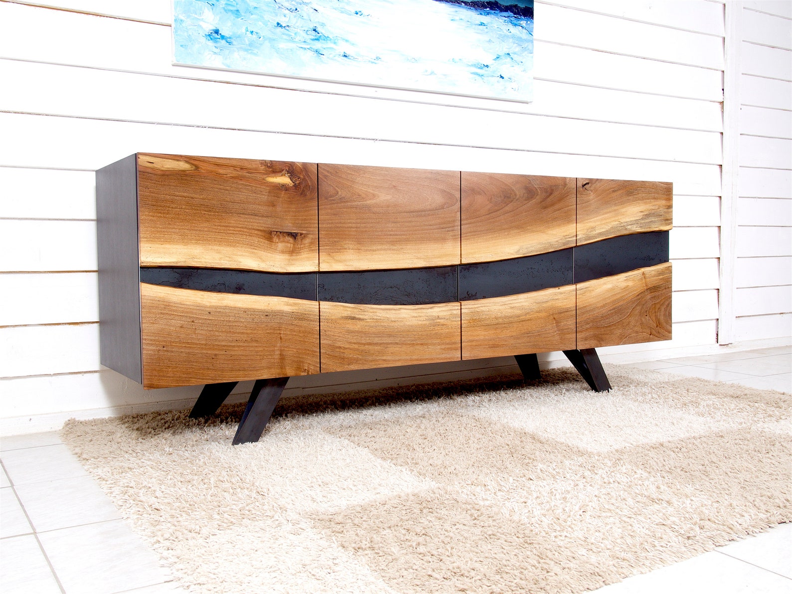 Buffet in a Row Scandinavian Enfilade Design Enfilade Solid - Etsy UK