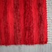 Red Striped Rug Carpet With Tassels and Knots Floor Rug - Etsy