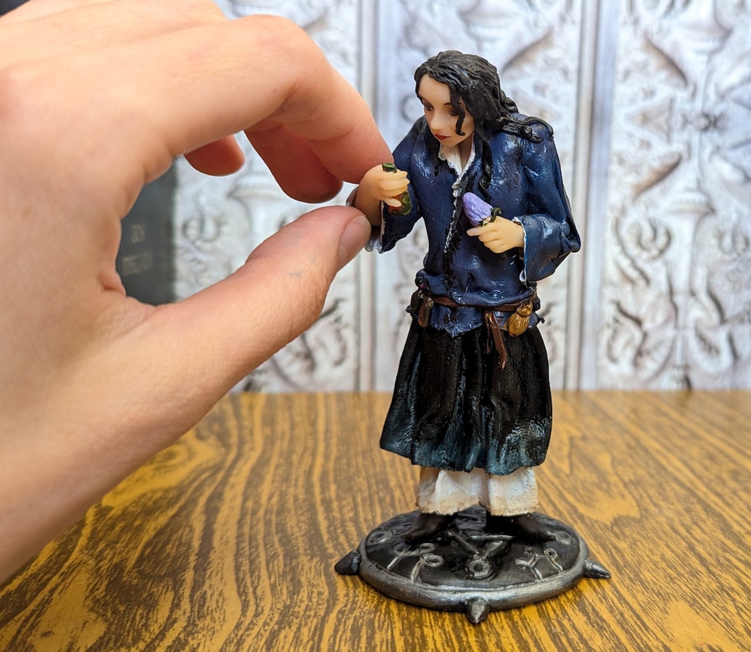 Witch Sculpture, Hunchback Witch Figure. OOAK Handmade Clay Figurine ...