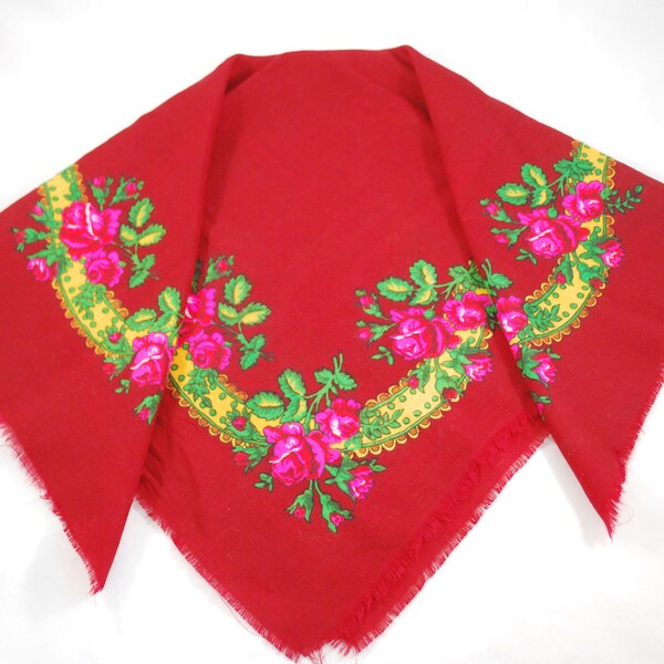 Babushka Scarf - Etsy